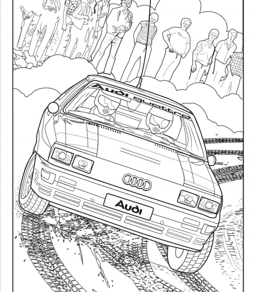 Audi "bojanka" za veliku i malu decu - Vrele gume